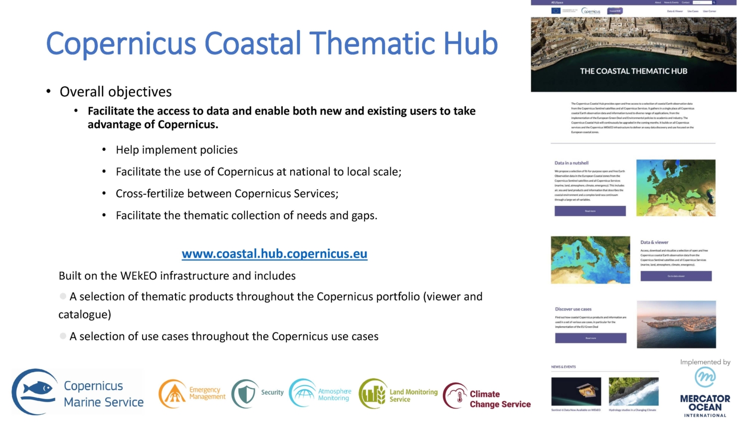 Ocean observation and prediction to support coastal sustainability and ...